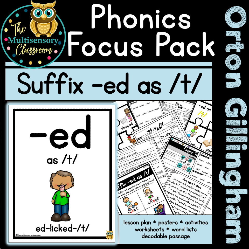 Suffix -ed as -t- (TMC Phonics Focus Pack- 5.7) - www ...